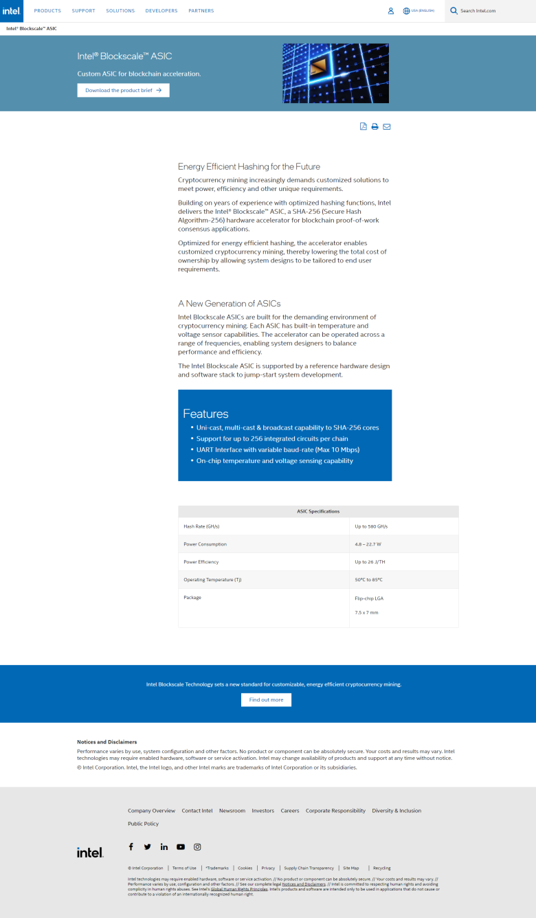 Intel zrušil další projekt, Koduriho Blockscale ASIC | Diit.cz